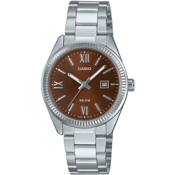 Ura ženska Casio LADY DATE - BROWN (Ø 30 mm) – Shopper.si